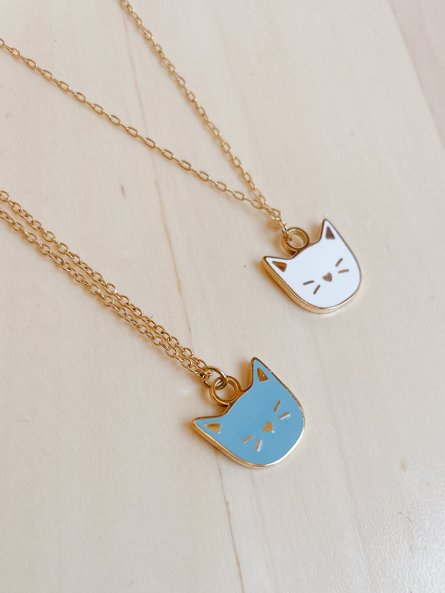 Kitty Cat Necklace – Sweet Three Designs